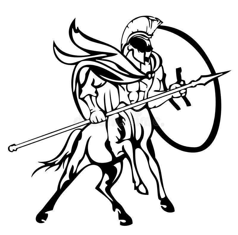 The centaurus stock illustration. Illustration of horse - 48666540