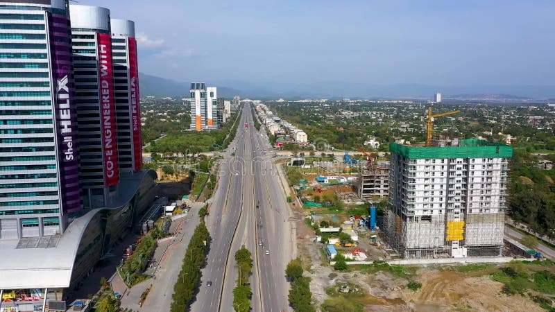 The Centaurus Mall in Islamabad, Captured from an Aerial View Stock ...