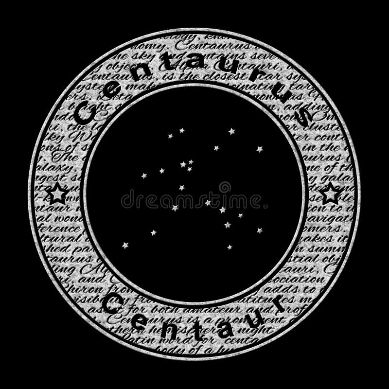 Centaurus Star Constellation Stock Illustration - Illustration of ...