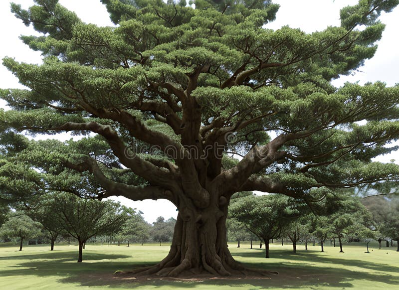 Centenarian Tree stock image. Image of evergreen, fresh - 289978859