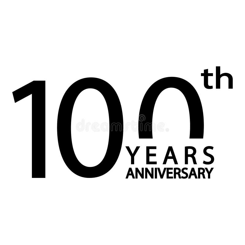 Centenario ilustración del vector. Ilustración de aniversario - 257822773