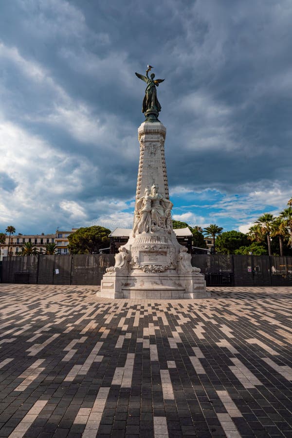 Centenary Monument in the City of Nice - CITY of NICE, FRANCE - JULY 10 ...