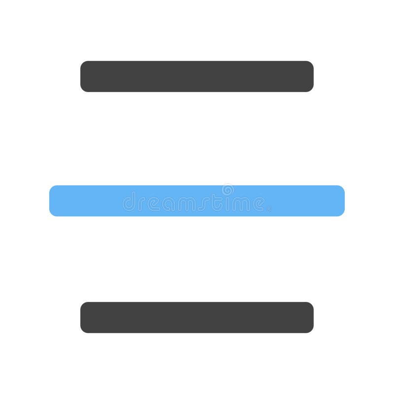 Center Align Icon stock vector. Illustration of arrow - 111373835