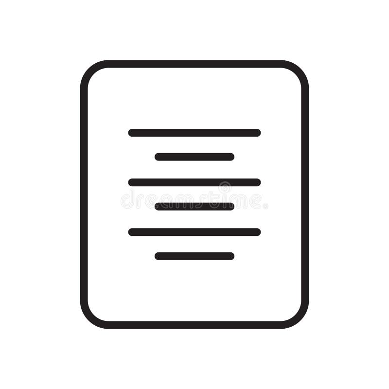 Center Alignment Icon Vector Sign and Symbol Isolated on White ...