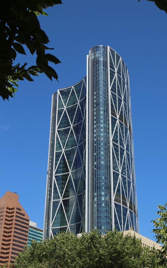 The Bow building vertical editorial photo. Image of modern - 326041521