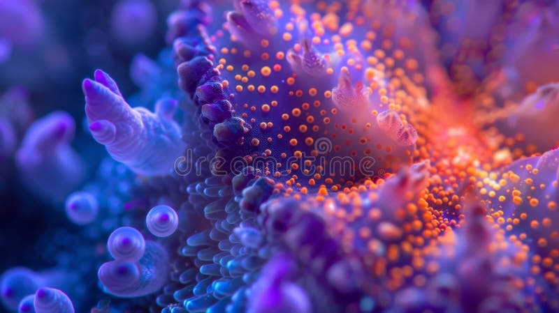 In the Center of a Colony a Single Spore is Highlighted almost Like a ...