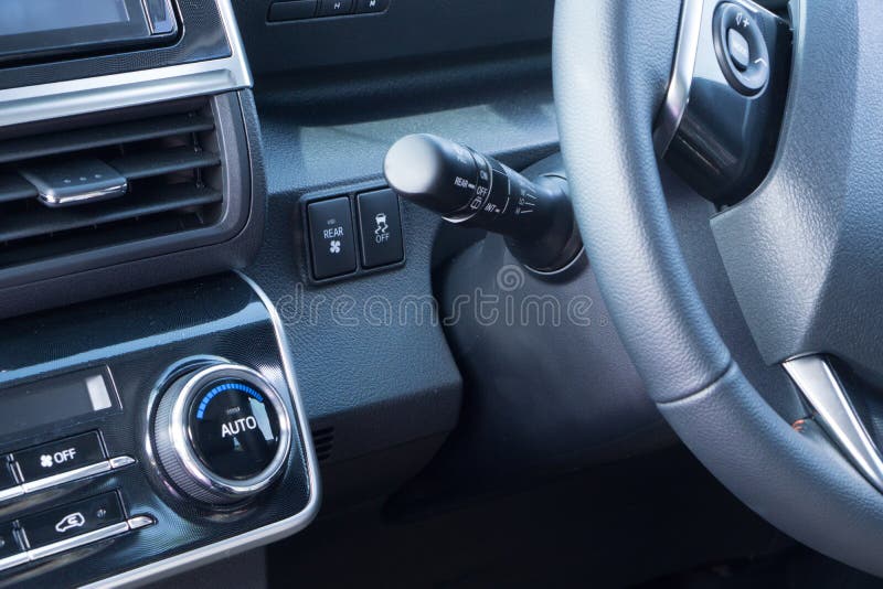 Center Control in Front of New Car Stock Photo - Image of dashboard ...