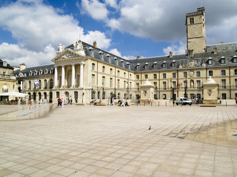 Center of Dijon - France stock photo. Image of hall, building - 3804938