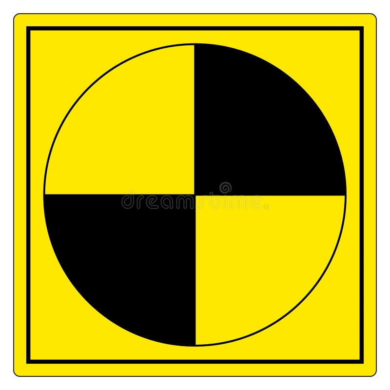 Center of Gravity Symbol Sign, Vector Illustration, Isolate on White ...