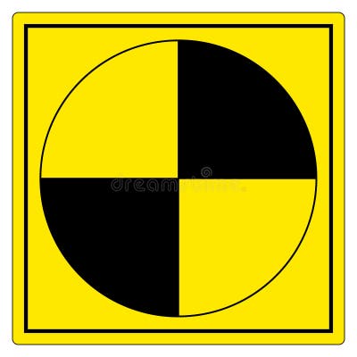 Center of Gravity Symbol Sign, Vector Illustration, Isolate on White ...