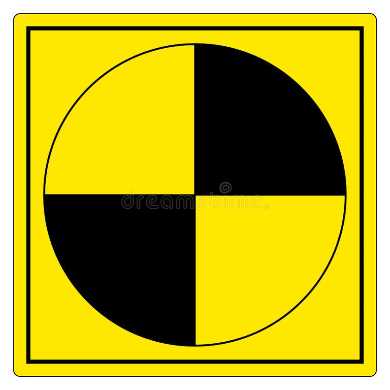 Center of Gravity Symbol Sign, Vector Illustration, Isolate on White ...