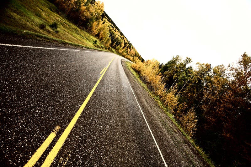 Center Lines Along a Paved Road Stock Photo - Image of rise, road: 15427286