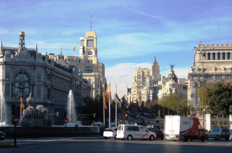 Center of Madrid editorial photography. Image of monument - 43746212