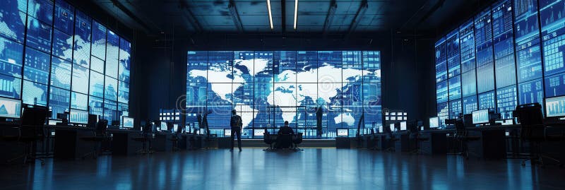 The Center Operates Efficiently with Large Screens Showing Live ...