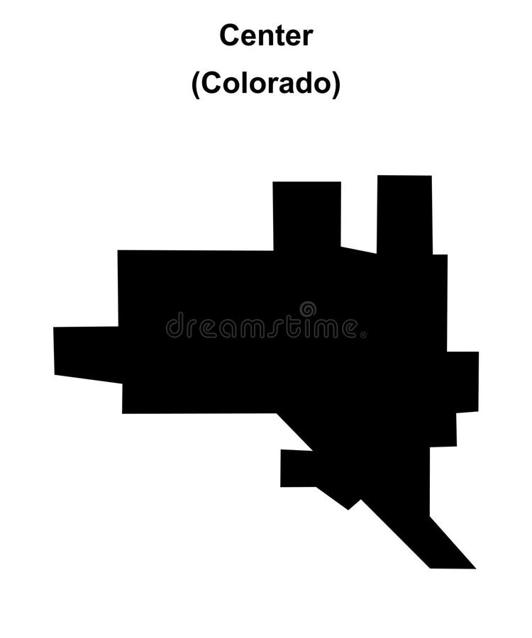 Center outline map stock illustration. Illustration of infographics ...