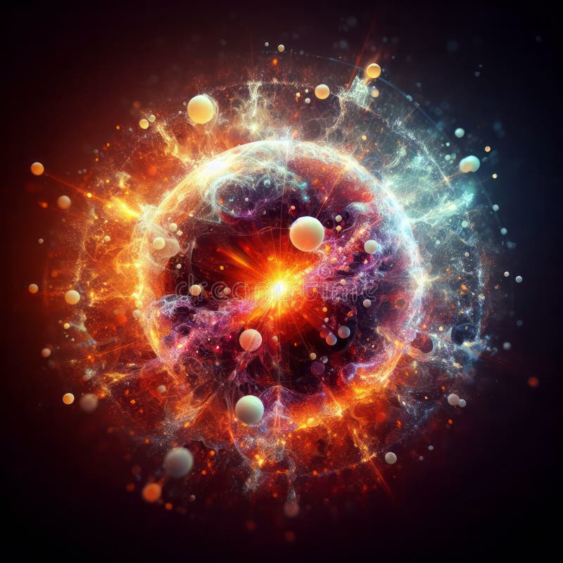 Plasma Ball of Rapidly Expanding Gases on Black Background Stock ... Plasma Ball of Rapidly Expanding Gases on Black Background Stock ...