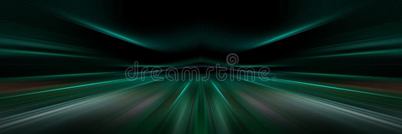 Center Point Perspective. a Flash of Colors Light Stock Illustration ...