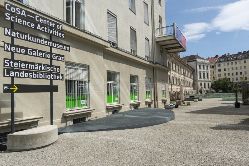 The Center of Science Activities in Graz Editorial Stock Image - Image ...