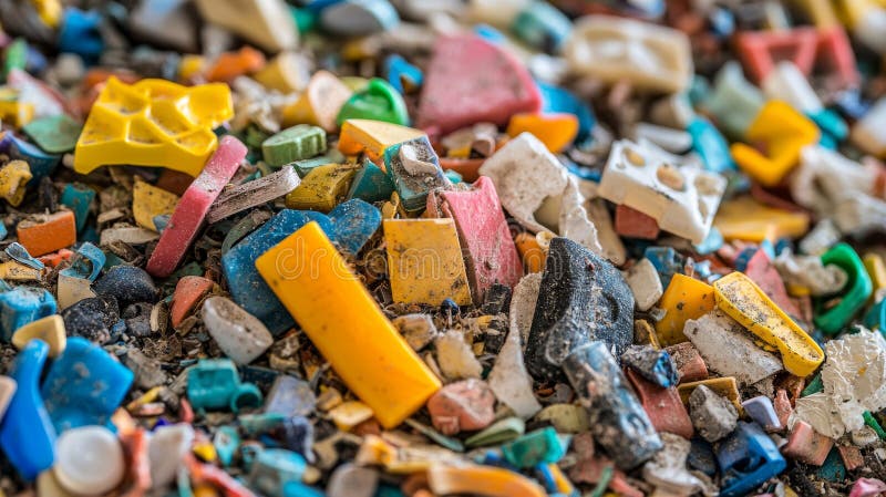 Center for Sorting and Recycling Waste Types, Such As Plastics, Metals ...