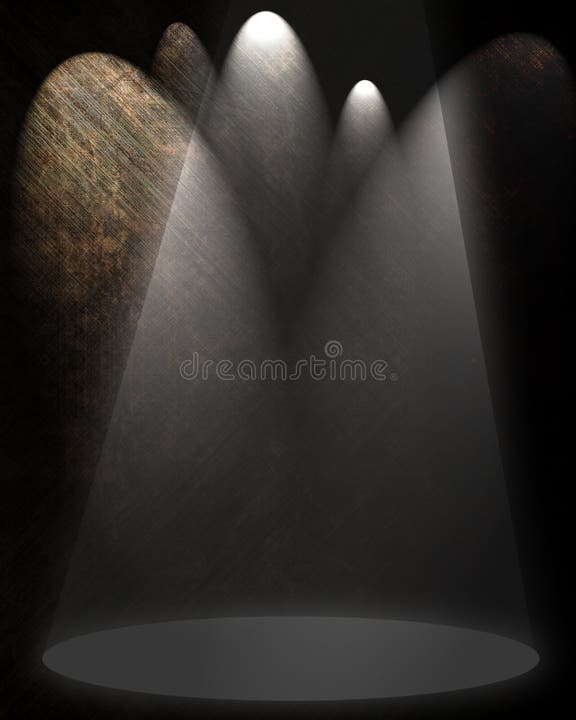 Center spotlight stock illustration. Illustration of wall - 10641751