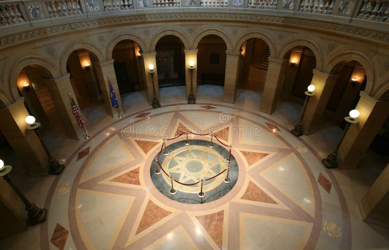 Center of St. Paul Capitol Building Stock Photo - Image of shapes ...