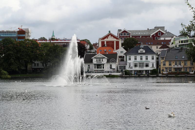 Center of Stavanger, Norway Editorial Image - Image of travel, europe ...