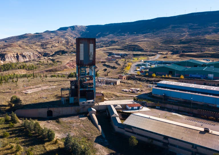 Center for Study of Mining Poso Pilar, Escucha, Spain Stock Photo ...