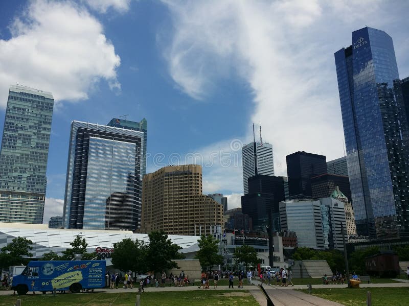 Center of Toronto, Canada editorial stock photo. Image of toronto ...