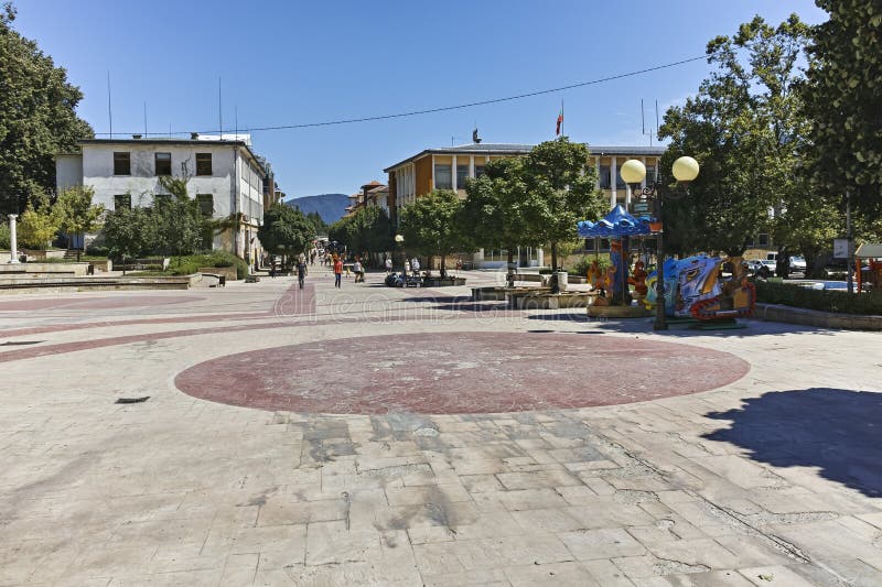 The Center of the Town of Smolyan, Bulgaria Editorial Photography ...