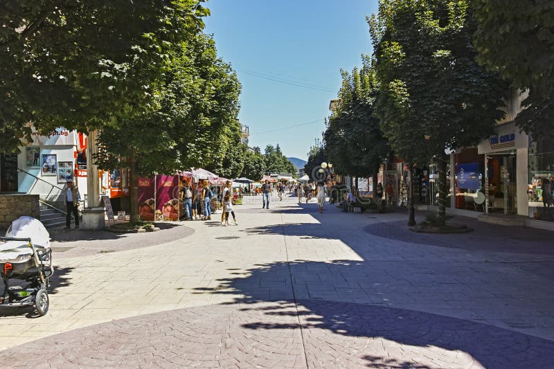 The Center of the Town of Smolyan, Bulgaria Editorial Image - Image of ...