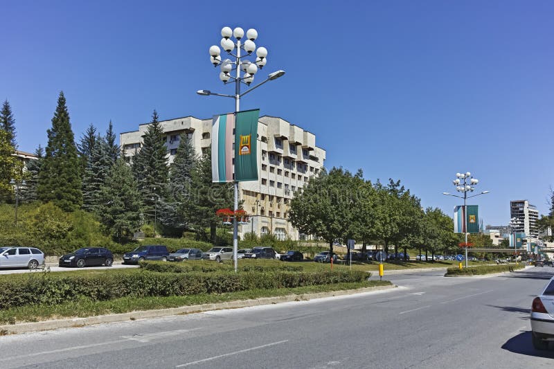 The Center of the Town of Smolyan, Bulgaria Editorial Photography ...
