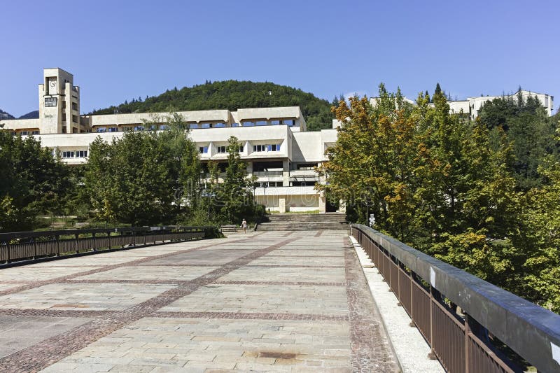 The Center of the Town of Smolyan, Bulgaria Stock Image - Image of ...