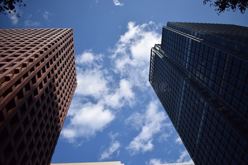 The Center between the Two Tower Stock Photo - Image of towers ...