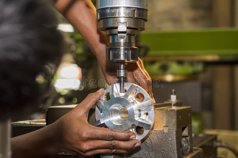 The Centering Processing by Edge Finder Tool on NC Milling Machine ...