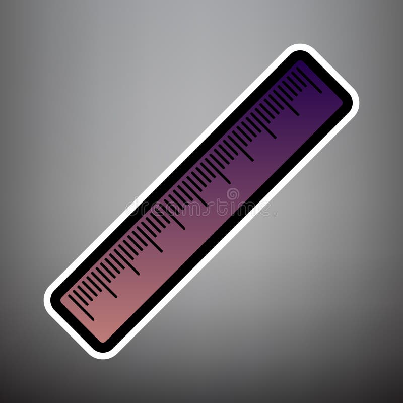 Centimeter Ruler Sign. Vector Stock Vector - Illustration of ...