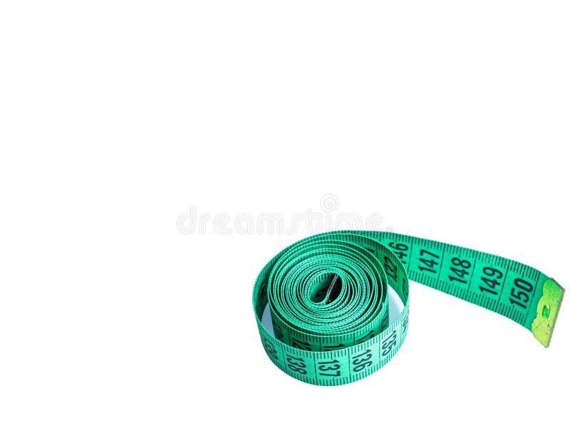 Meter Clothes. White Background and Abstract Stock Image - Image of ...