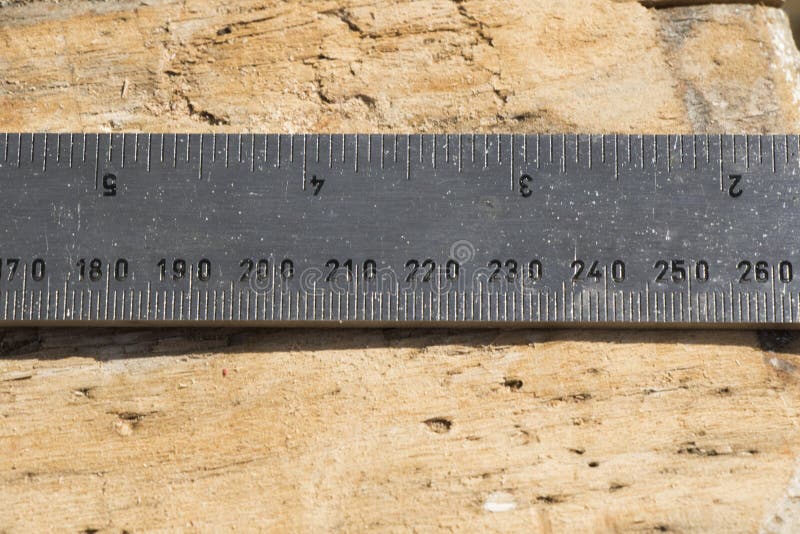 Centimeter on the White Background, Milometers and Inches Stock Photo ...