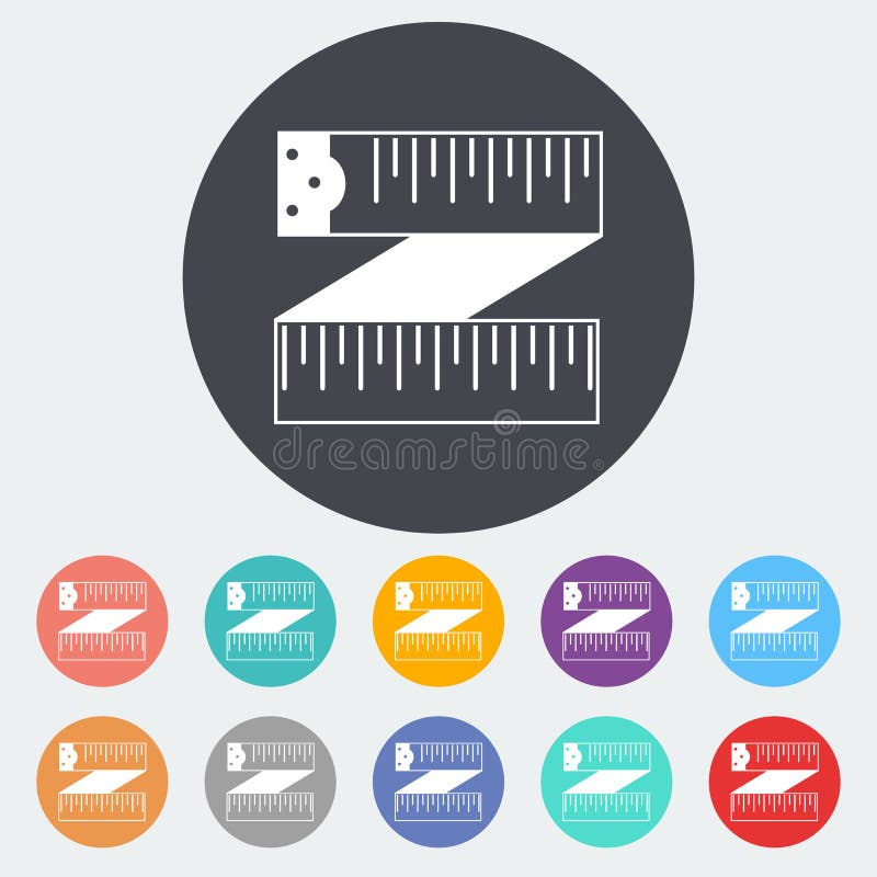 Centimetr icon. stock vector. Illustration of length - 89754162