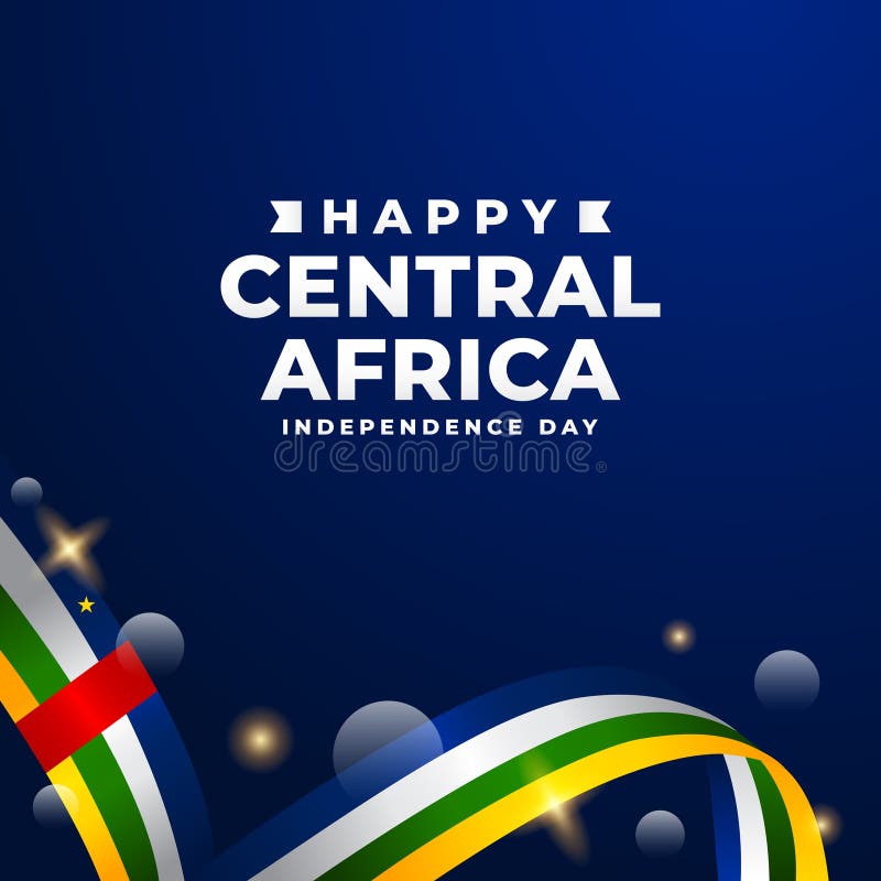 Central Africa Independence Day Design Illustration Collection Stock ...