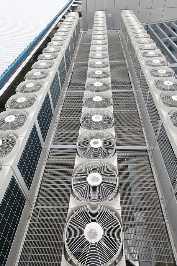 Central air conditioners stock image. Image of condenser - 39861889