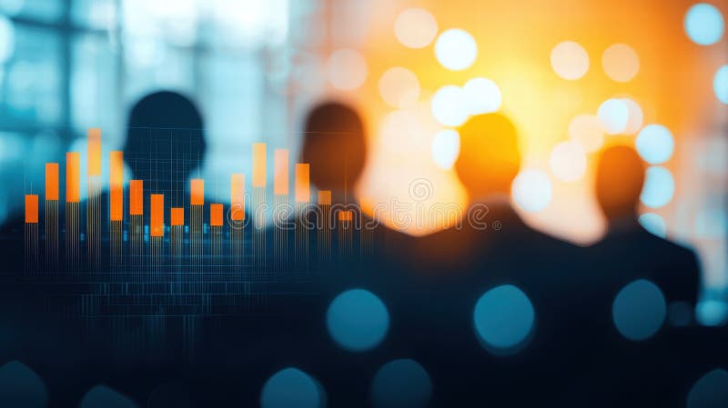 Central Bank Discussion on Inflation Trends with Abstract Financial ...