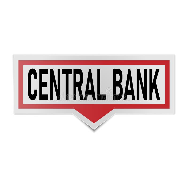 Central Bank Sign Icon Speech Bubble Symbol. Vector Stock Vector ...