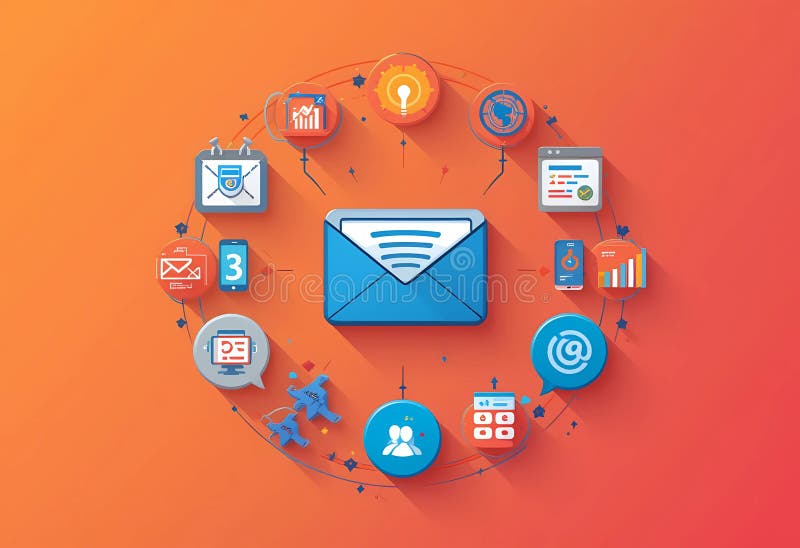 Icon packs design of phone stock illustration. Illustration of network ...