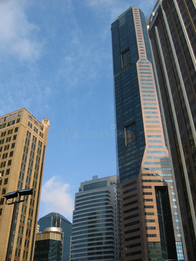 Central Business District (cbd) at Raffles Place Stock Photo - Image of ...