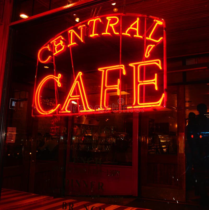 Cafe sign stock photo. Image of sign, hotel, cook, business - 9120576