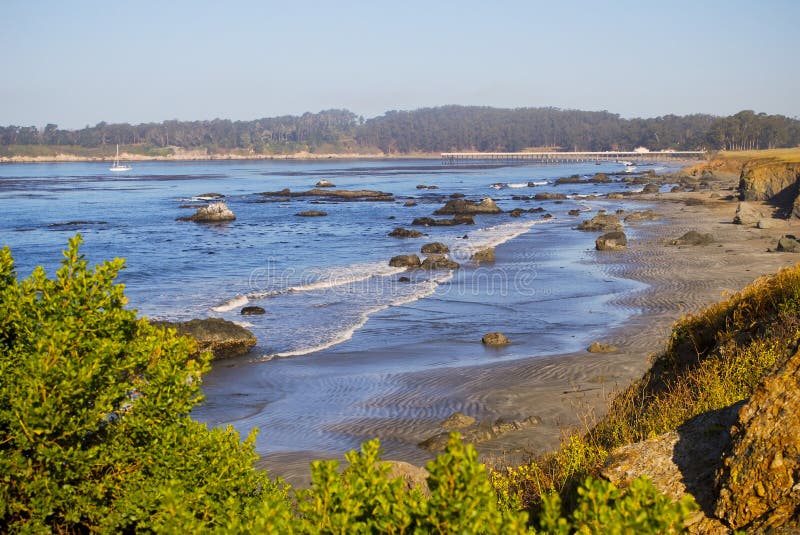 Central California Coast 1 stock image. Image of rugged - 18856207