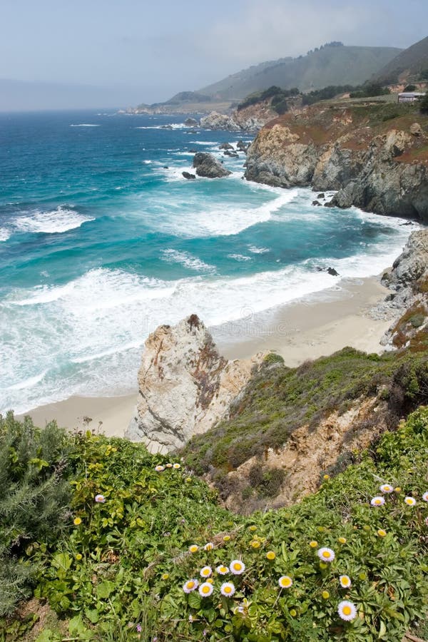 Central California coast stock photo. Image of surf, destination - 2566974