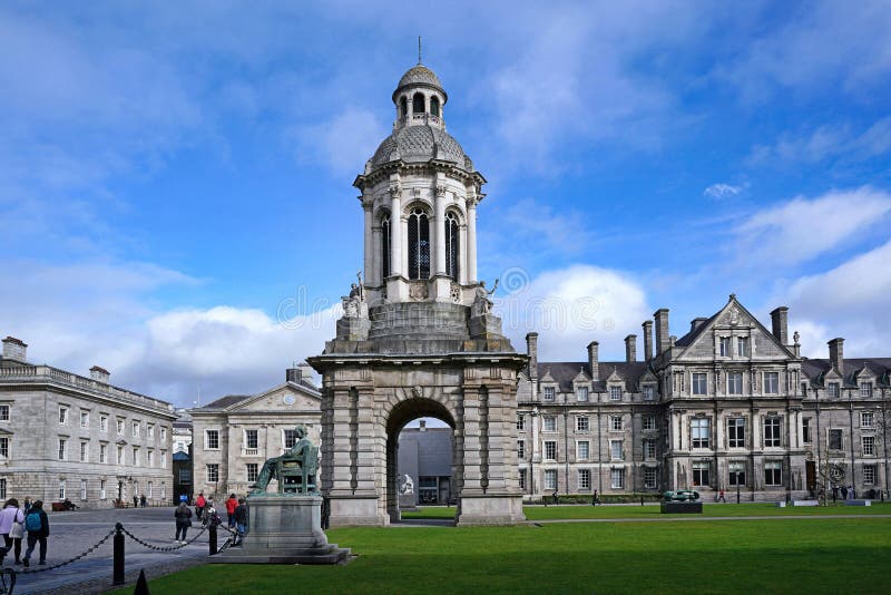 Central Campus of Trinity College, University of Dublin Editorial Image ...
