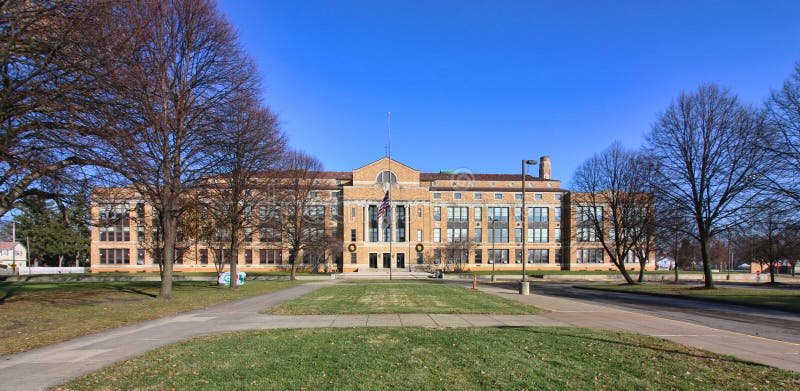 Central Catholic High School in Toledo Ohio 5856 Editorial Photography - Image of street ...