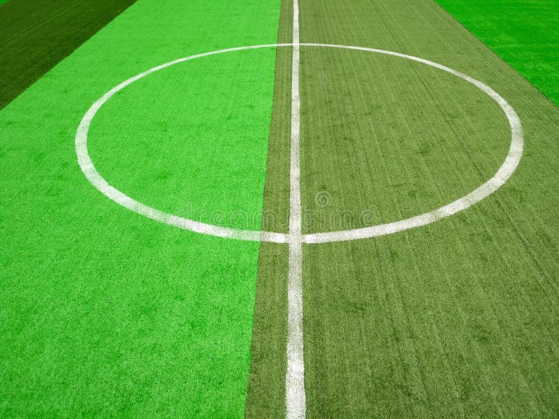 Central Circle of Indoor Soccer Field Stock Image - Image of indoor ...